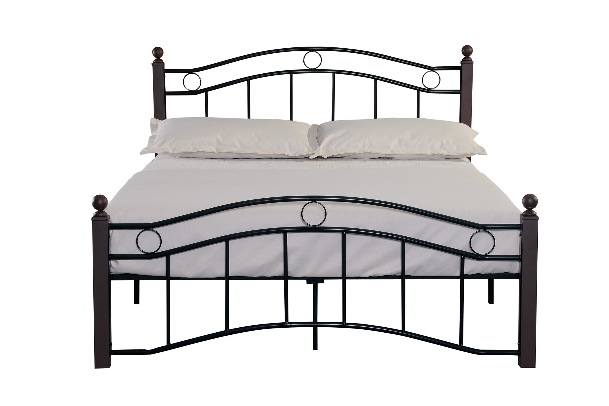 Metal Bed Frame with Headboard and Footboard, Durability & Stability ...