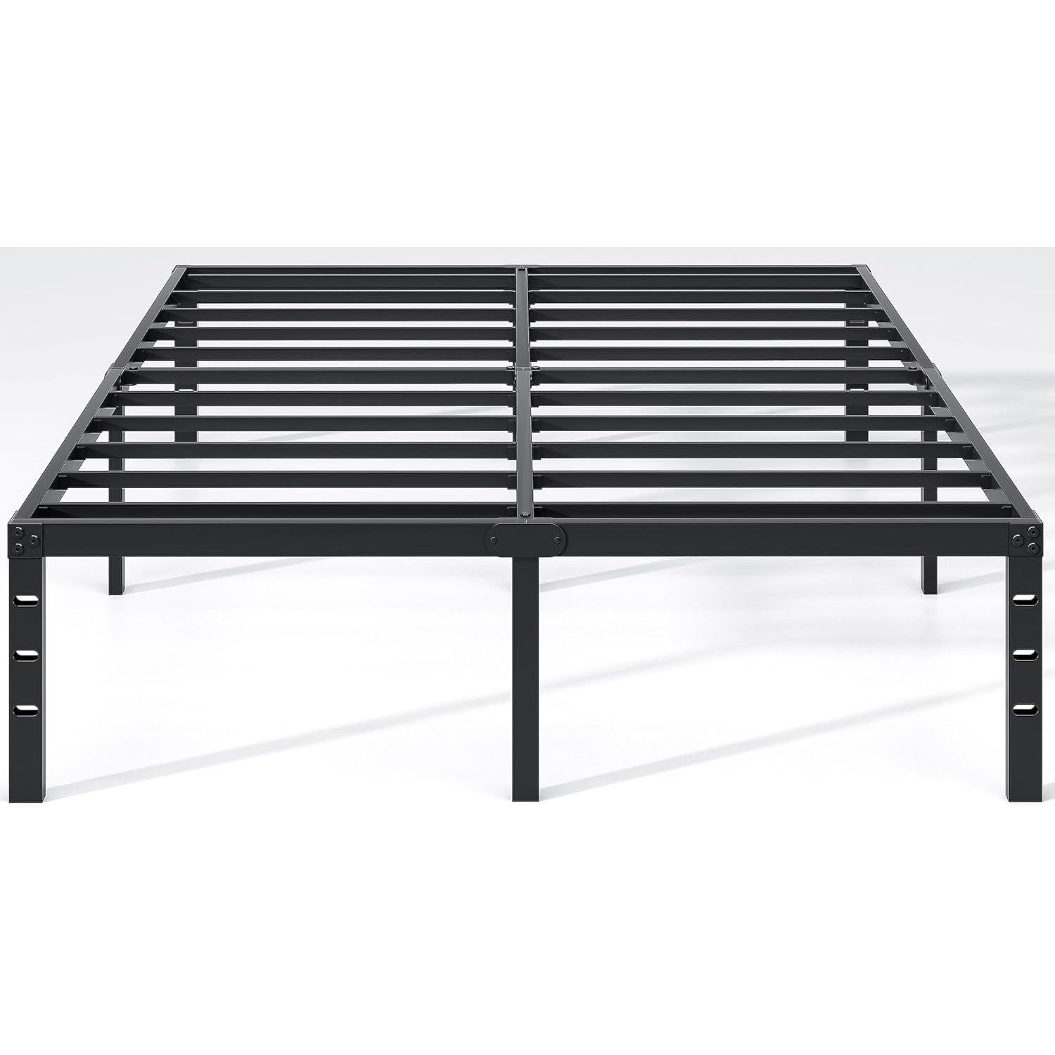 Metal Bed Frame,Queen Size Bed Frame with Storage Space,Heavy Duty ...