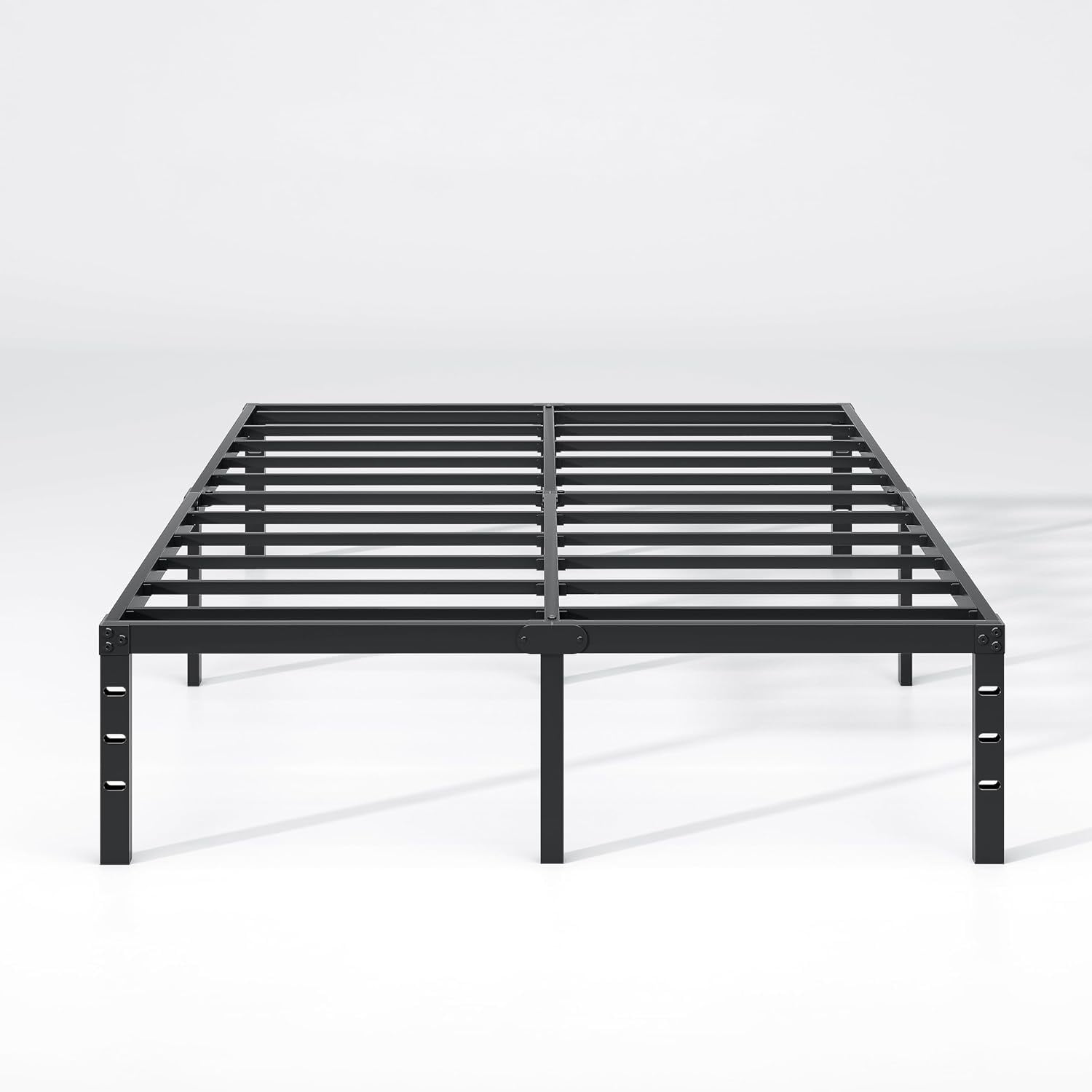 Metal Bed Frame,Queen Size Bed Frame with Storage Space,Heavy Duty ...