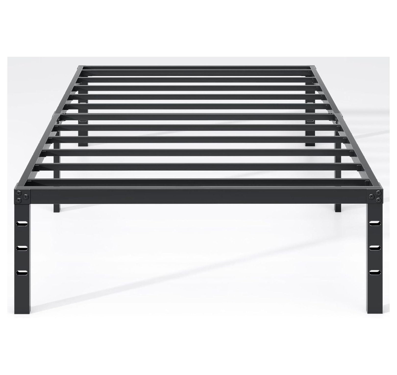Metal Bed Frame-Simple and Atmospheric Metal Platform Bed Frame ...