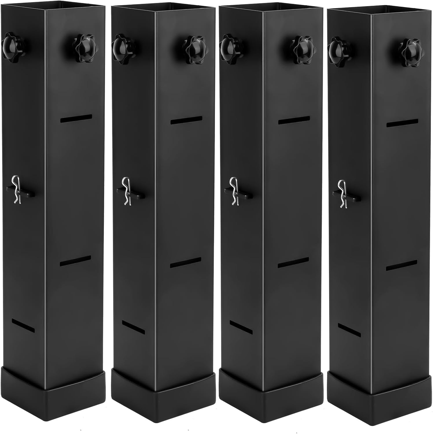 Metal Bed Risers, Heavy Duty Furniture Risers College Dorm Bed Lifts ...