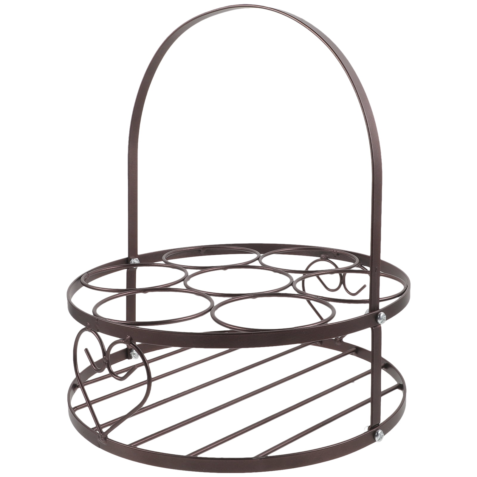 Metal Beer Holder Portable Beer Bottle Rack Handheld Beer Rack Carrier ...