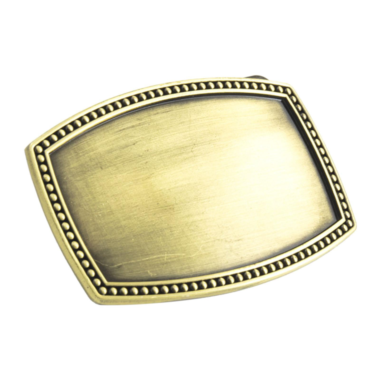 Metal Belt Buckle High Quality Business Casual Rectangle Blank Belt ...