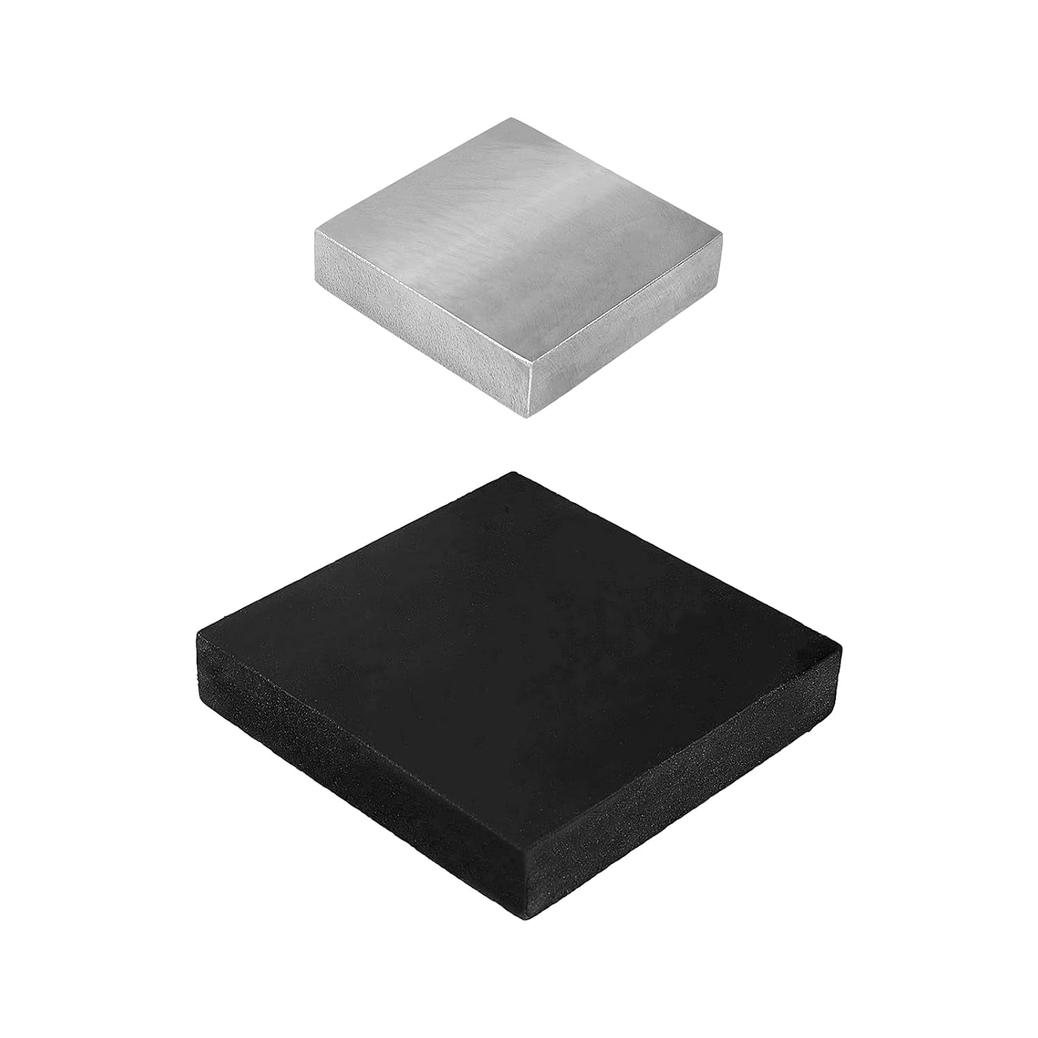 Metal Bench Block Hammer Stamp Jewelry 2.4 X 2.4inch with Rubber Bench ...
