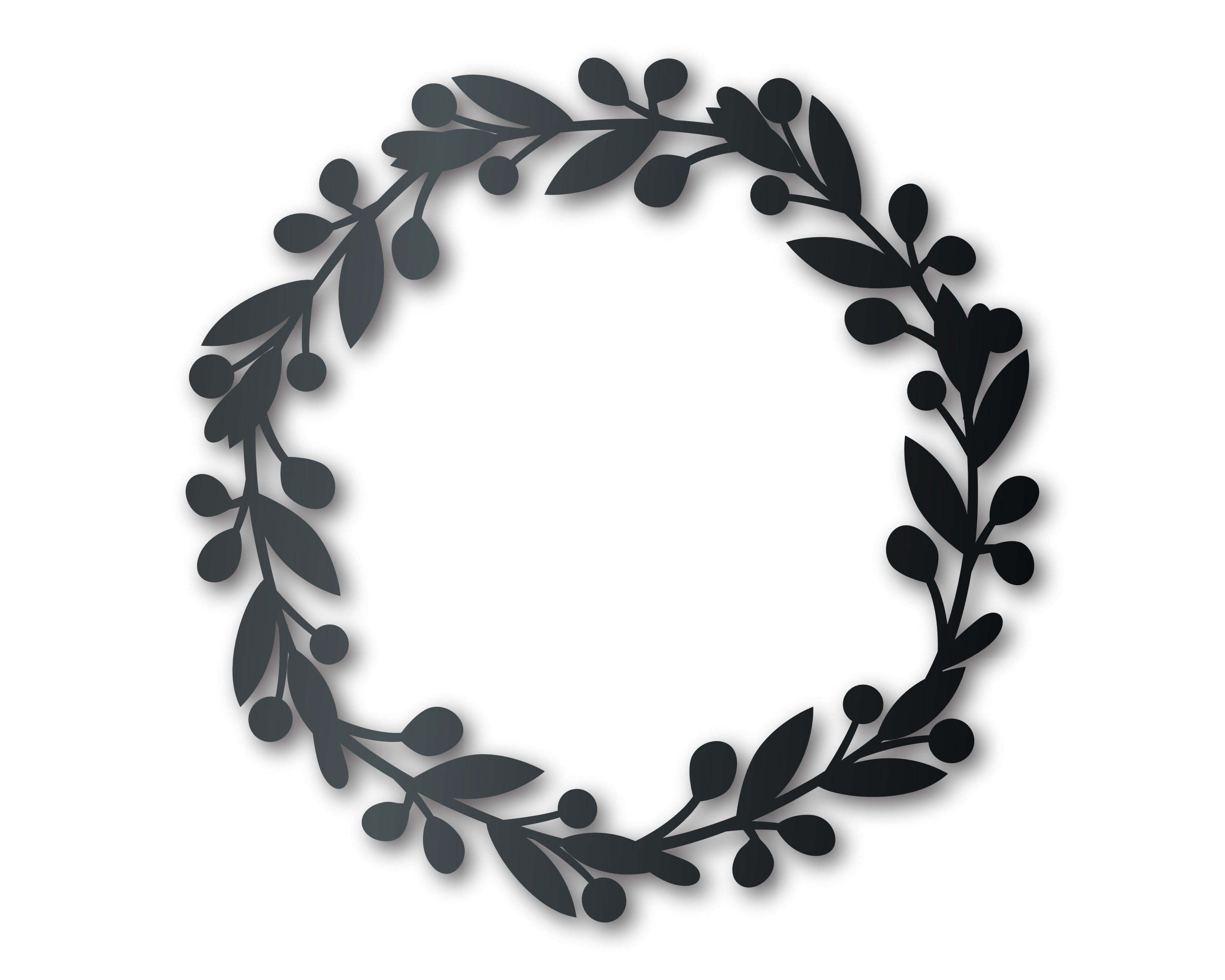 Metal Berry Wreath Wall Art 15 - Walmart.com