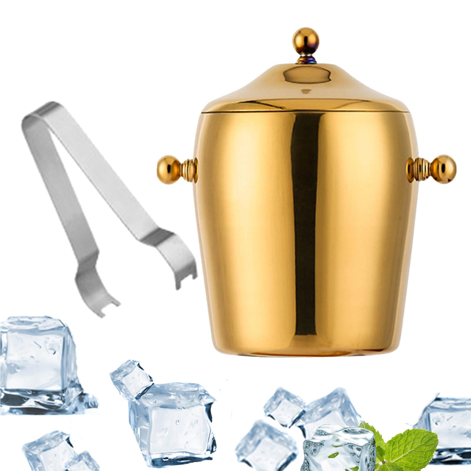 Metal Beverage Tub Insulated Ice Bucket Creative Cooling Bucket ...