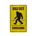 Metal Big Foot Squared Sign - Walmart.com
