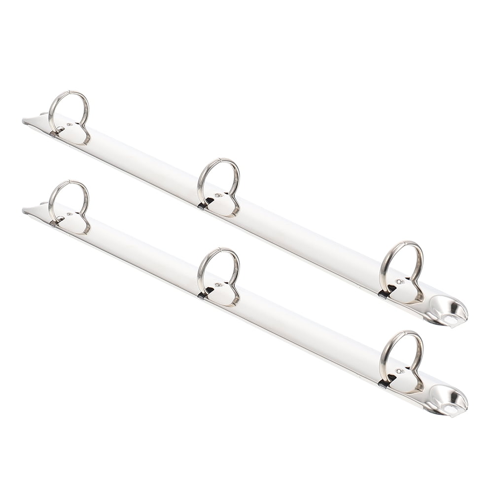 2Pcs A4 Binder Clip 3 Rings Metal Binders for Office Loose Leaf ...