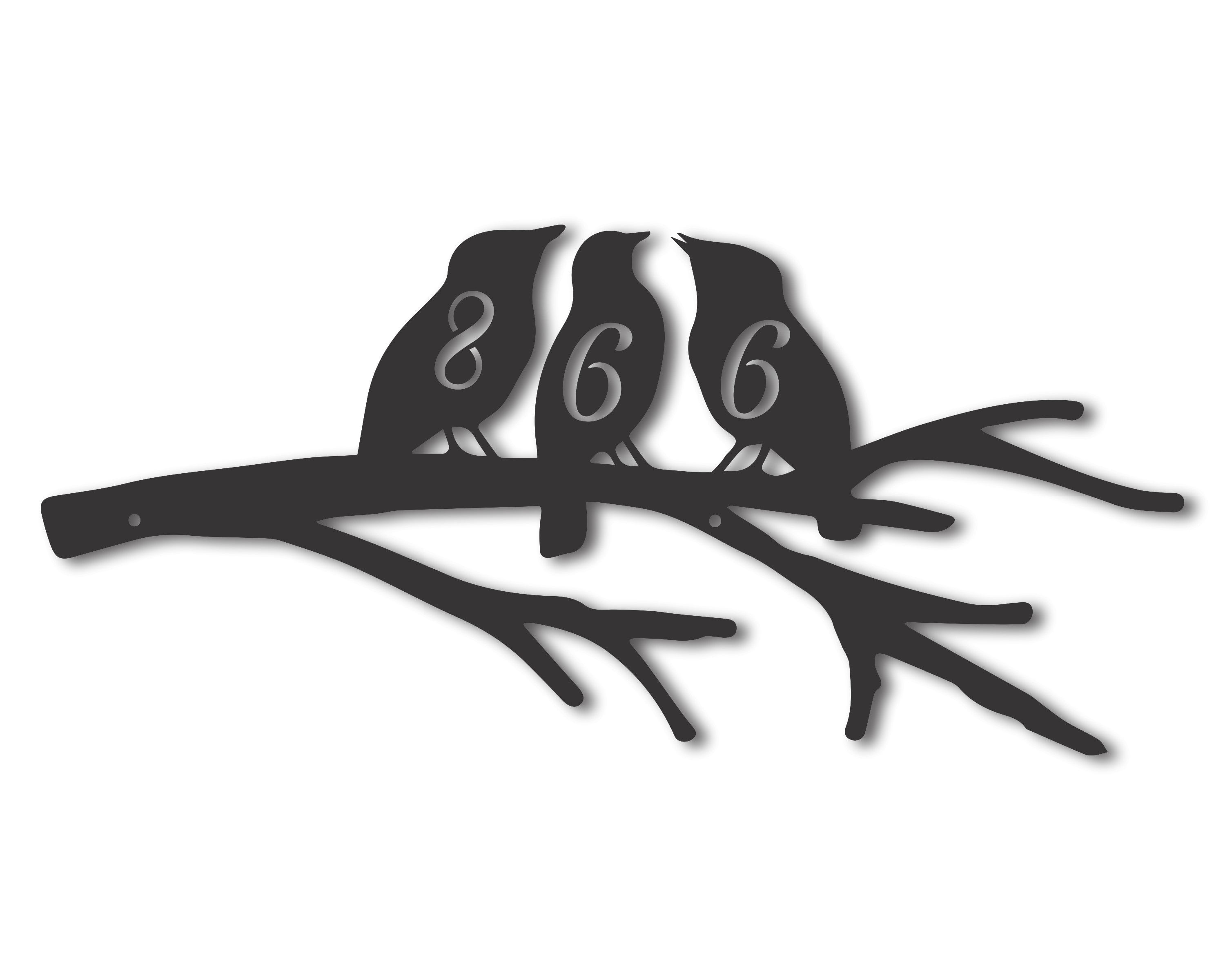 Metal Bird Address Sign | Custom Metal Address Sign | Metal Address ...