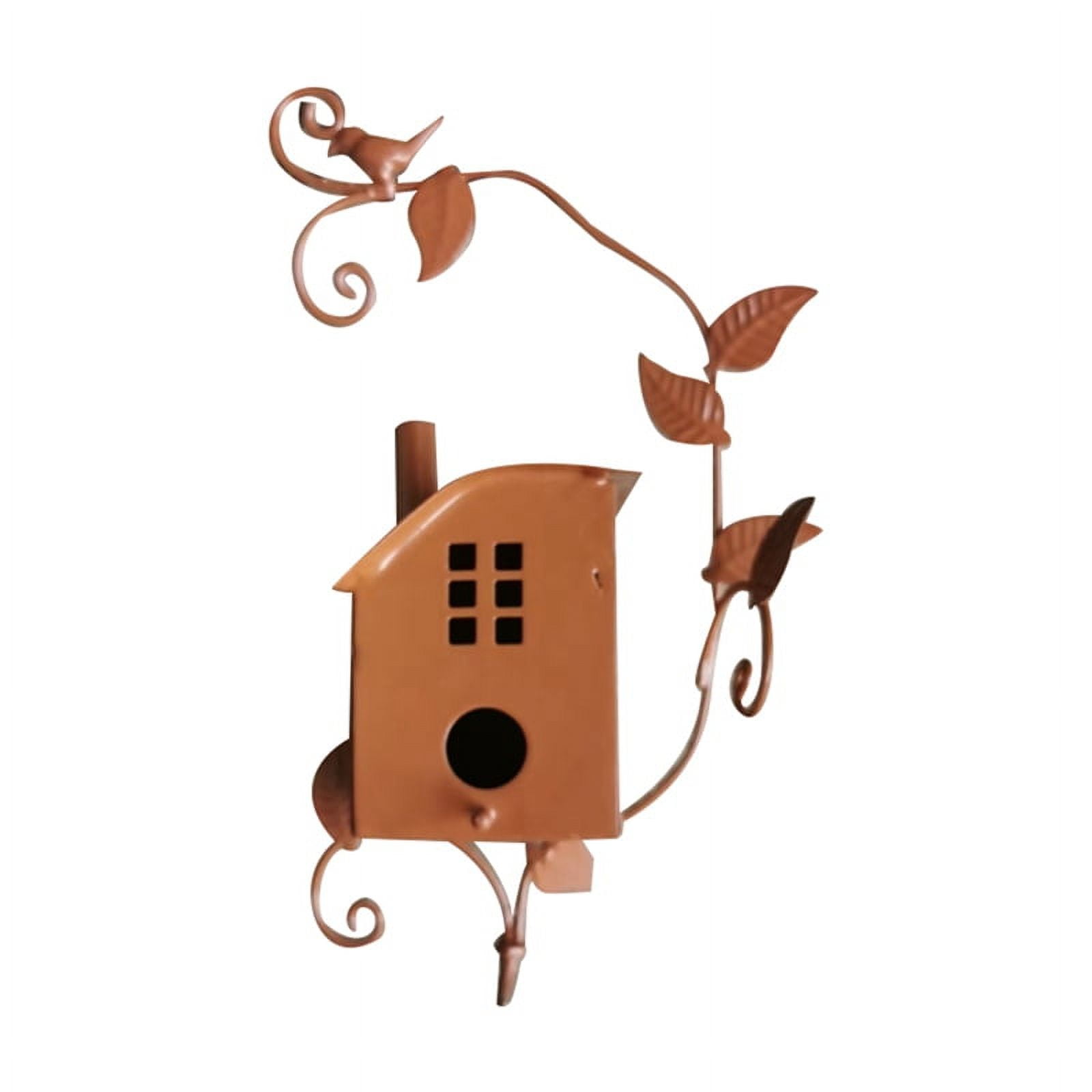 Metal Bird House with Pole Bird Feeder Bird House Pole Bird House ...