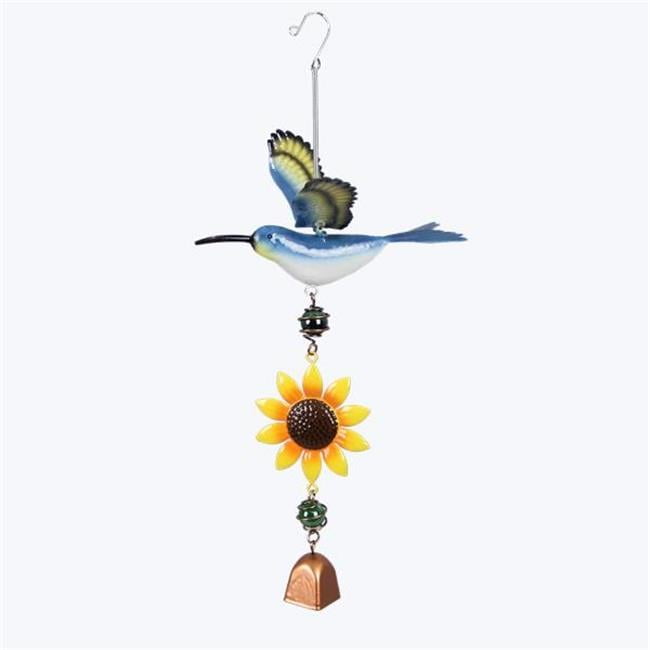 Metal Bird & Sunflower Wind Chime - Walmart.com