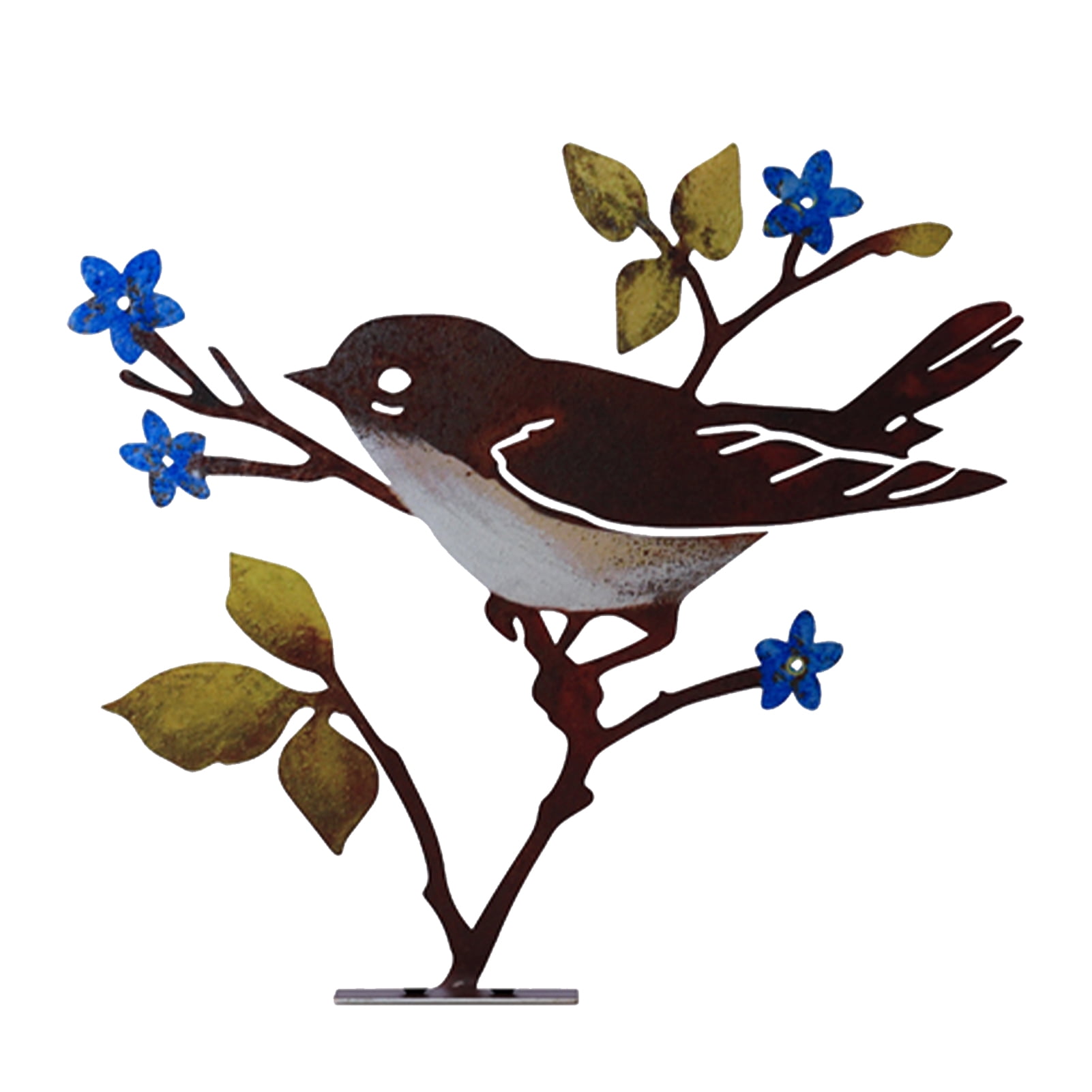 Metal Birds Wall Decor Metal Wall Art Bird on Tree Branch Bird Wall ...