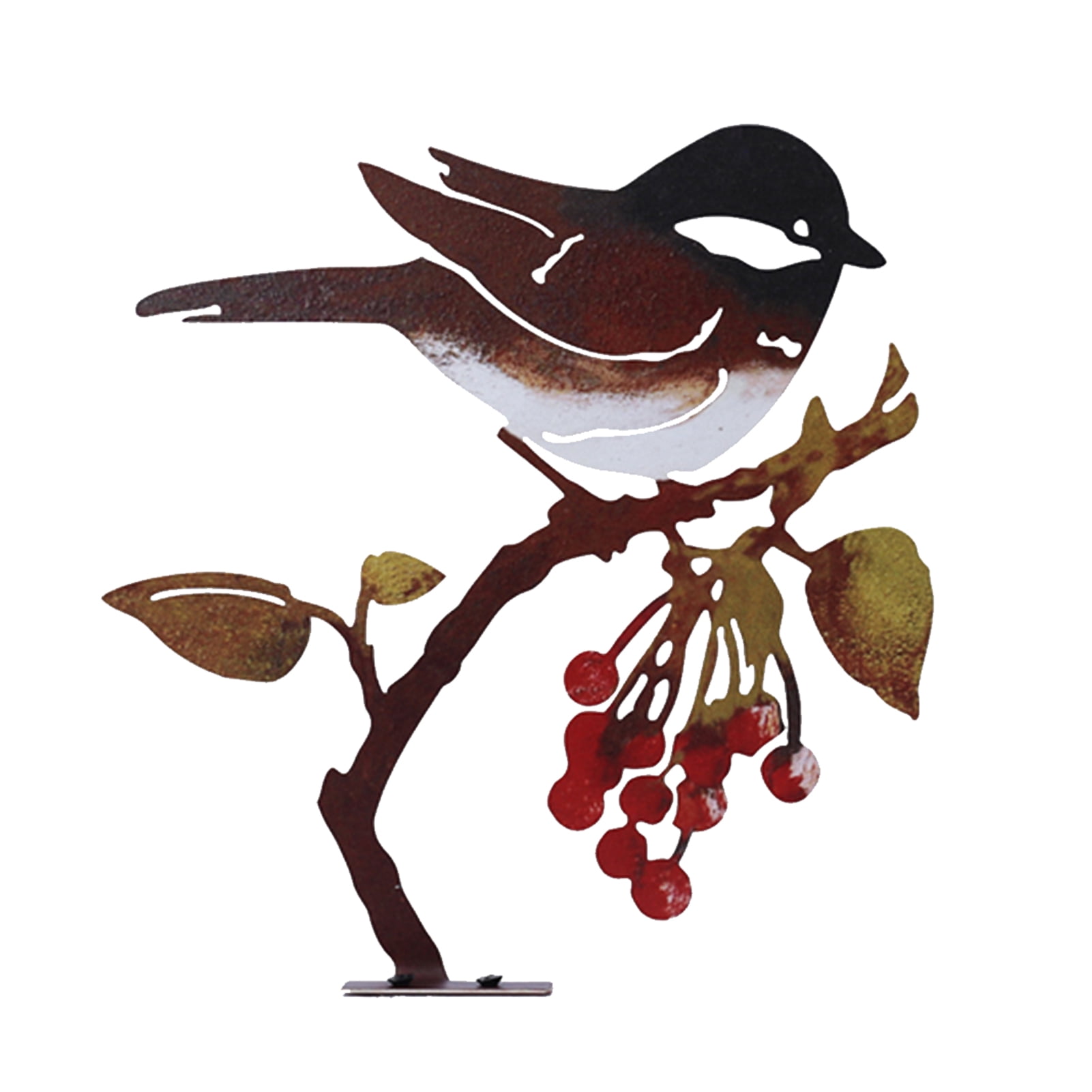 Metal Birds Wall Decor Metal Wall Art Bird on Tree Branch Bird Wall ...