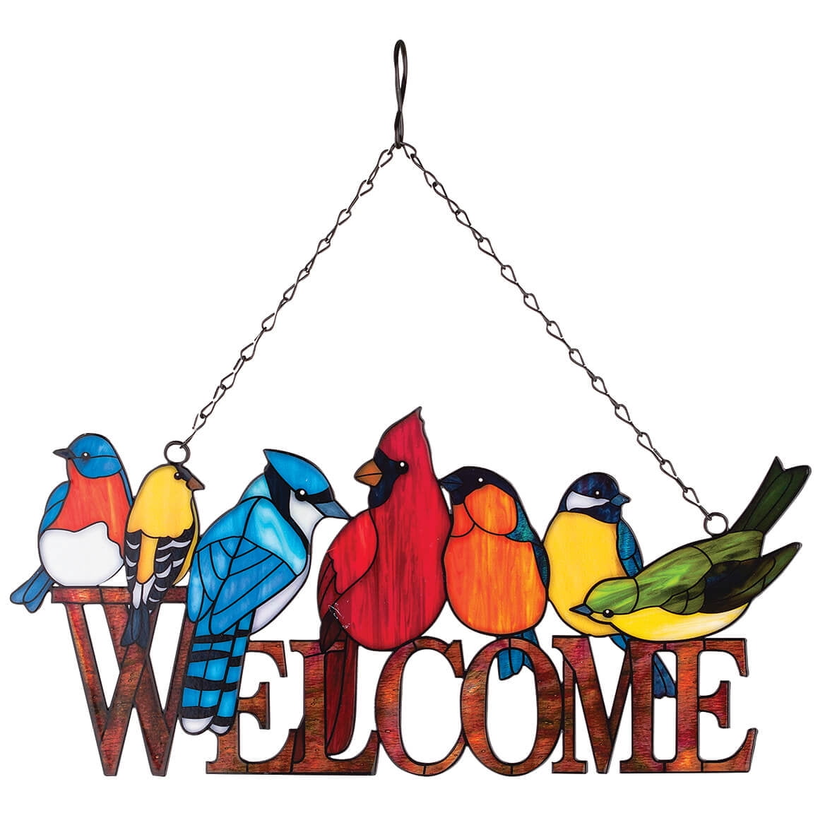 Metal Birds Welcome Sign by Fox RiverTM Creations - Walmart.com