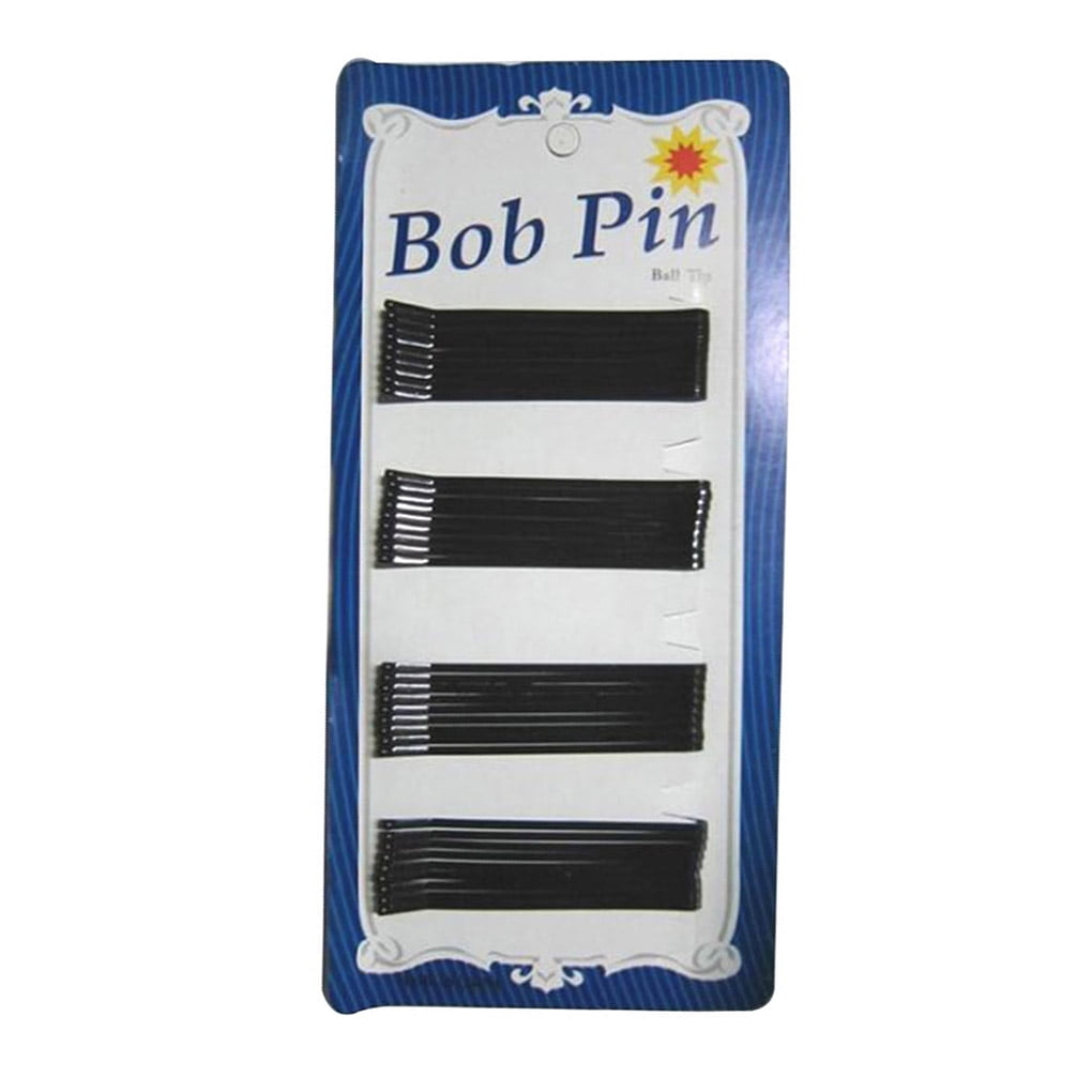 Metal Black Bobby Pins Mini Curved Straight Shaped Hair Pins ...