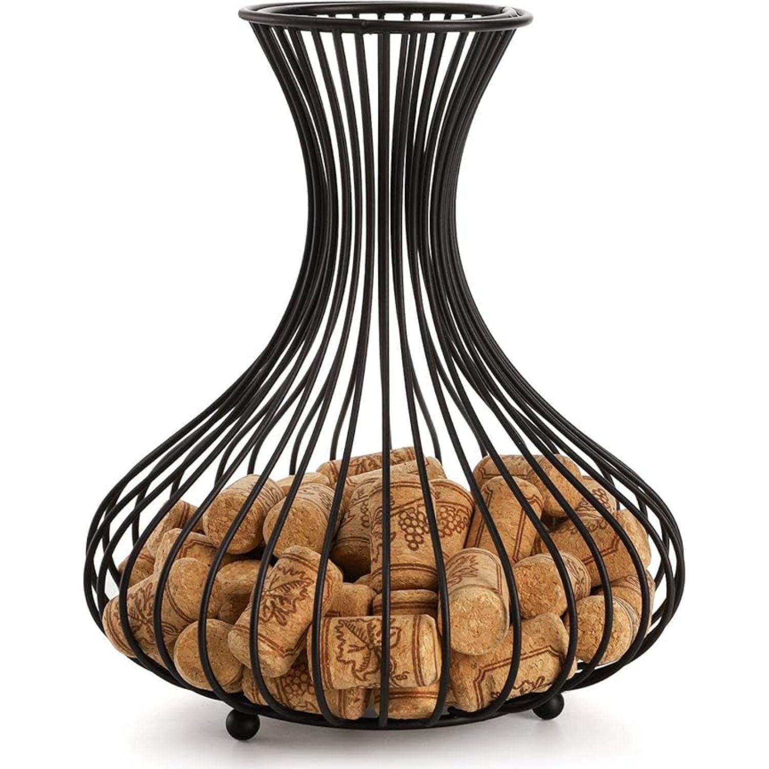 Metal Black Wine Cork Display Holder, Rustic Wine Stopper Collector, D ...