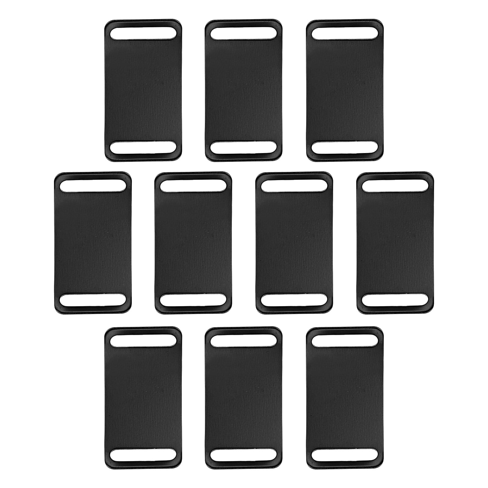 Metal Blank Tags, Pet ID Tags Black Aluminum Blank Engraving Tags for ...