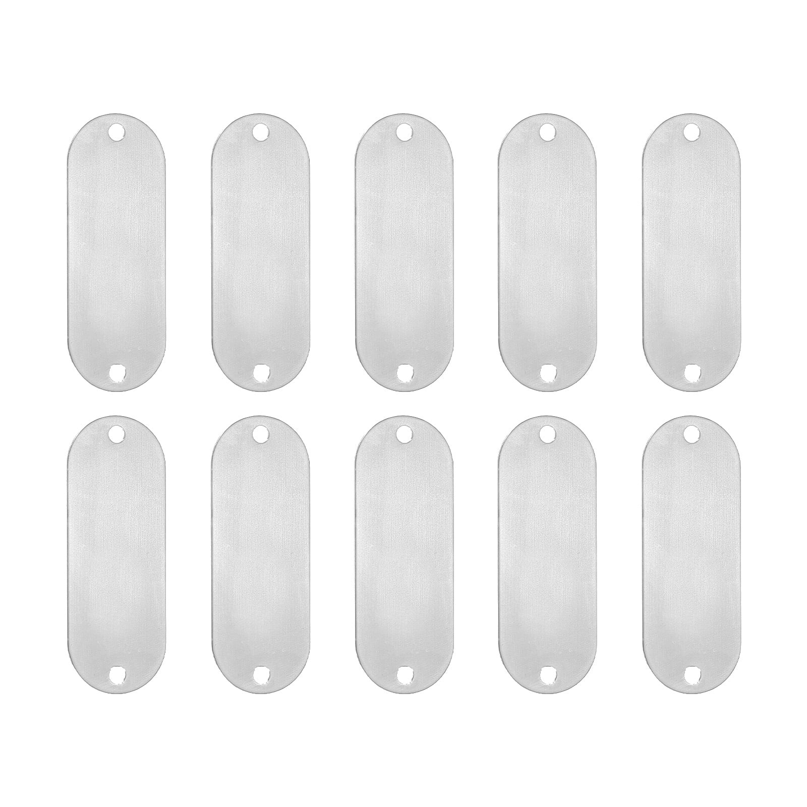 Metal Blank Tags Stamping Blanks Tag, DIY Engraving Tags Aluminum ...