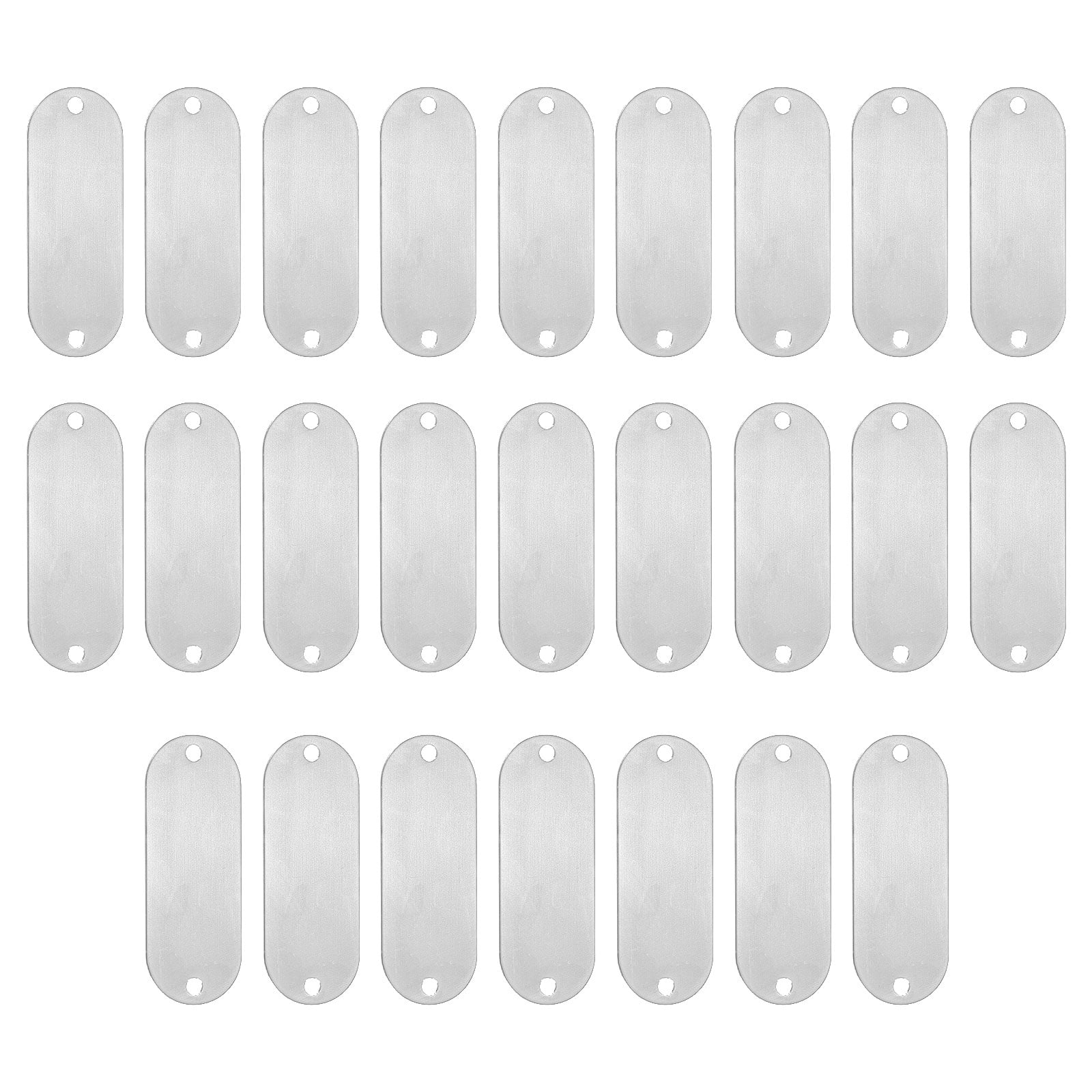 Metal Blank Tags Stamping Blanks Tag, DIY Engraving Tags Aluminum ...