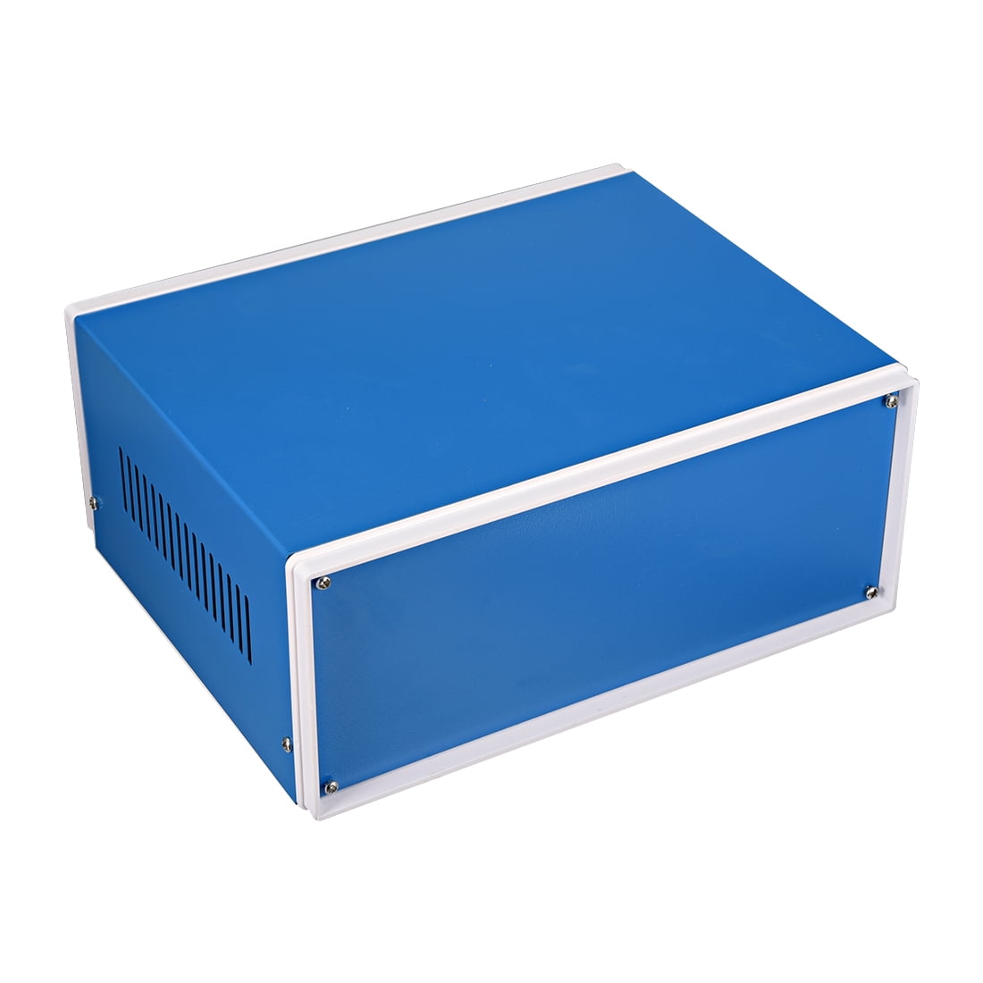 Metal Blue Project Junction Box Enclosure Case 230x185x100mm/9.06x7 ...