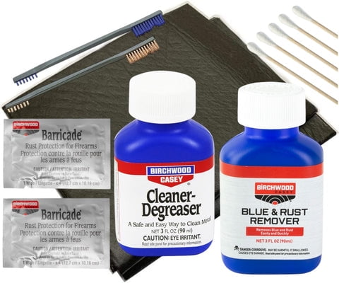 Metal Bluing Prep Kit with Cleaner Degreaser (3 oz), Rust and Blue ...
