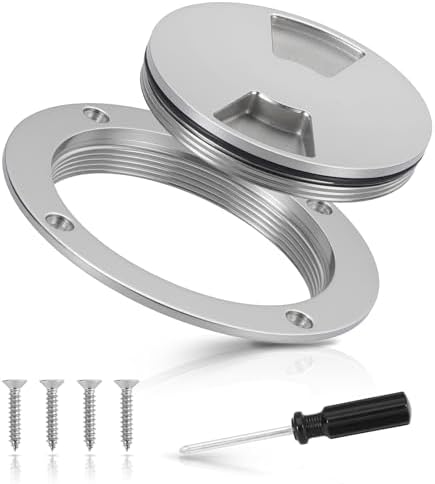 All Metal Boat Hatch Cover 4 inches, 316 Stainless Steel Round Access ...