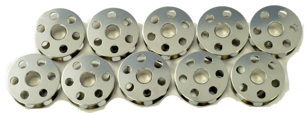 Metal Bobbins 45785 - Singer Featherweight 10 pack - Walmart.com