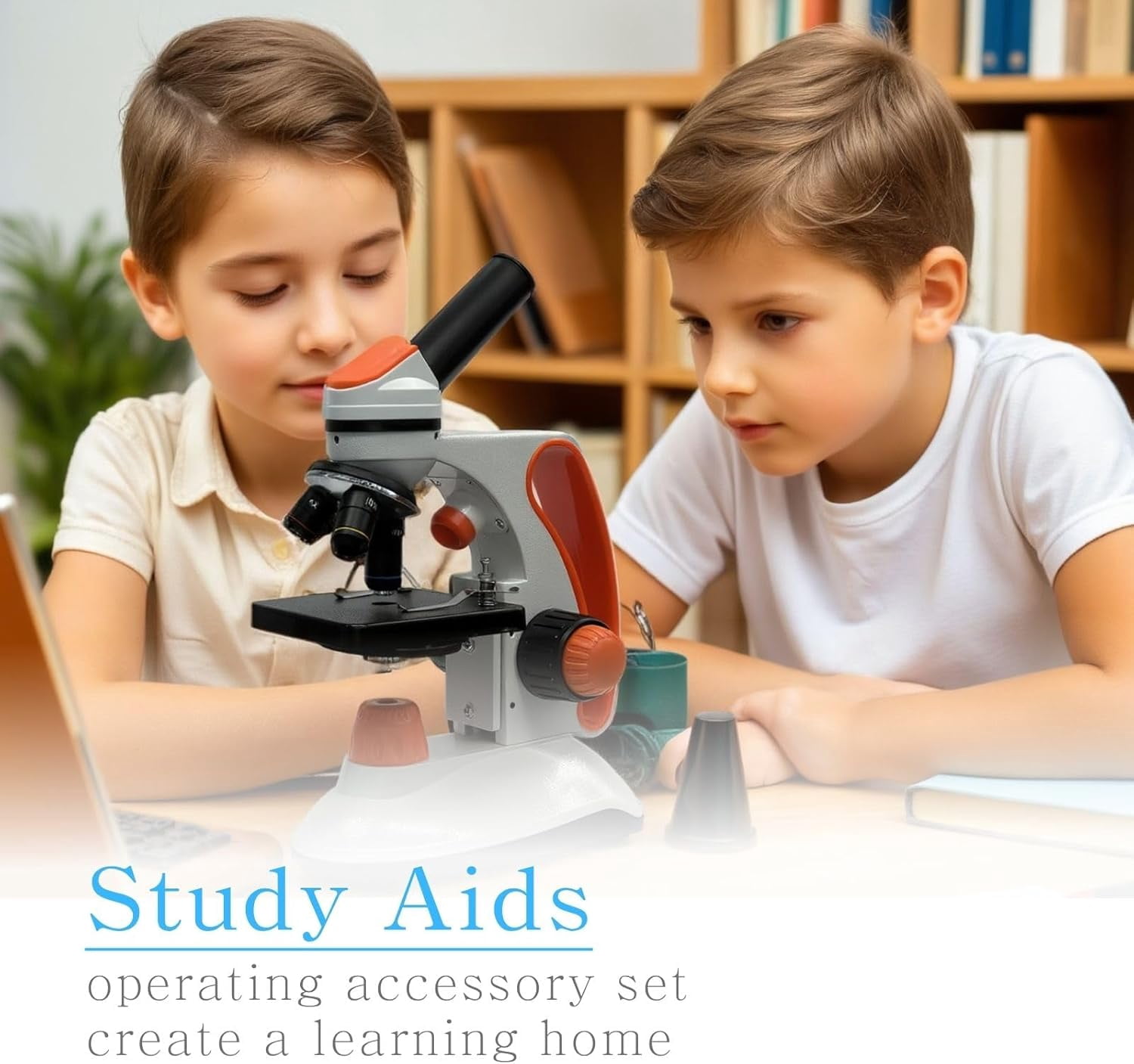 Metal Body Compound Microscope for Students, 40X-2000X Dual LED Light ...