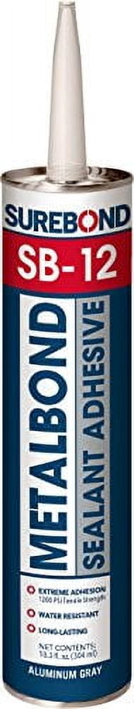 Metal Bond Sealant, 10.3 oz, Gray (SB-12 T Gray) - Walmart.com