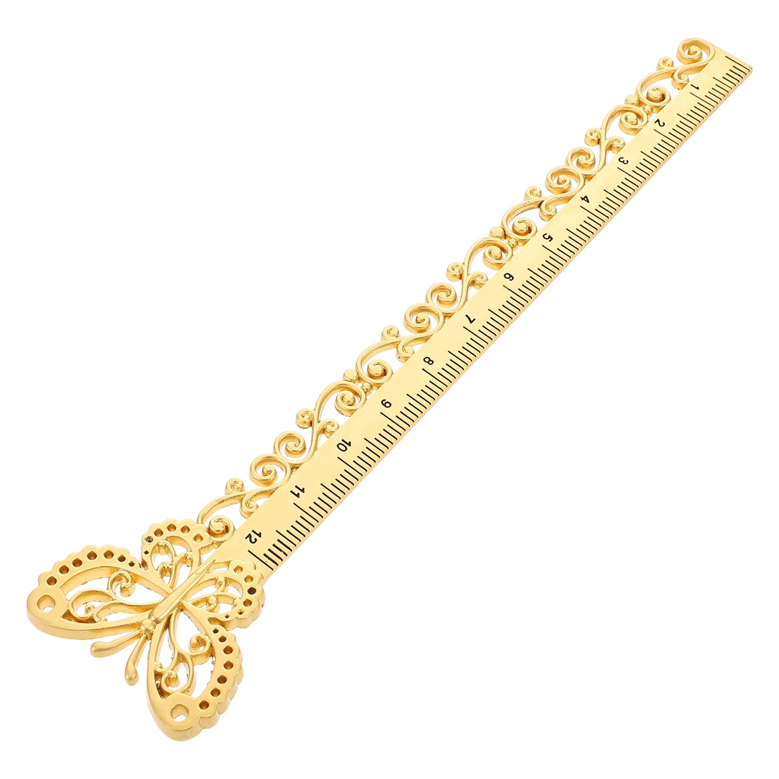 Metal Book Marks Reading Rulers Mini Big Turntable Portable Base Office ...