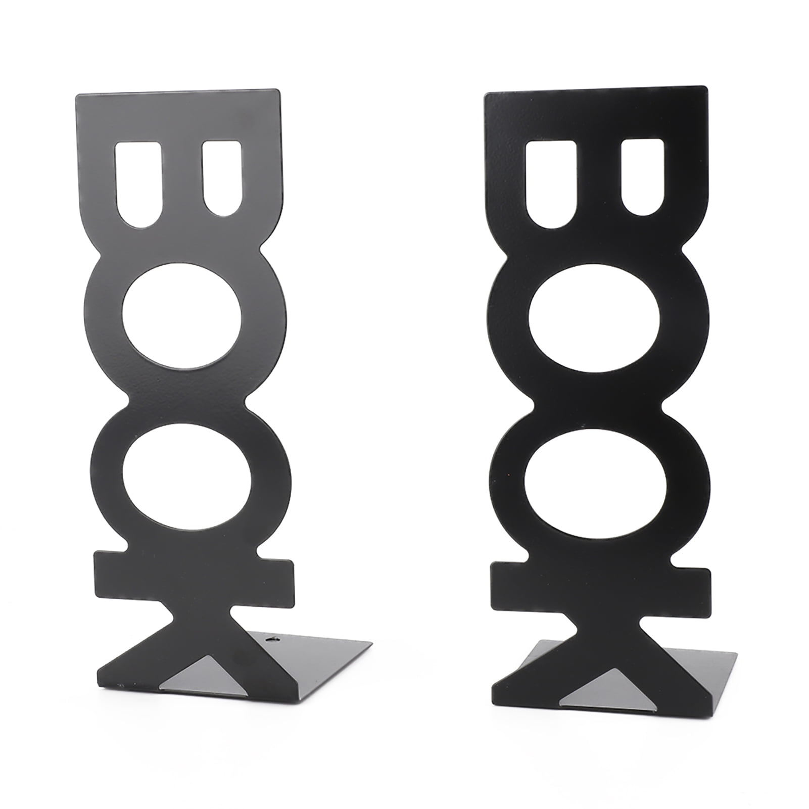 Metal Bookend, Book End,1Pair BOOK Characters Shape Book Stand Metal ...