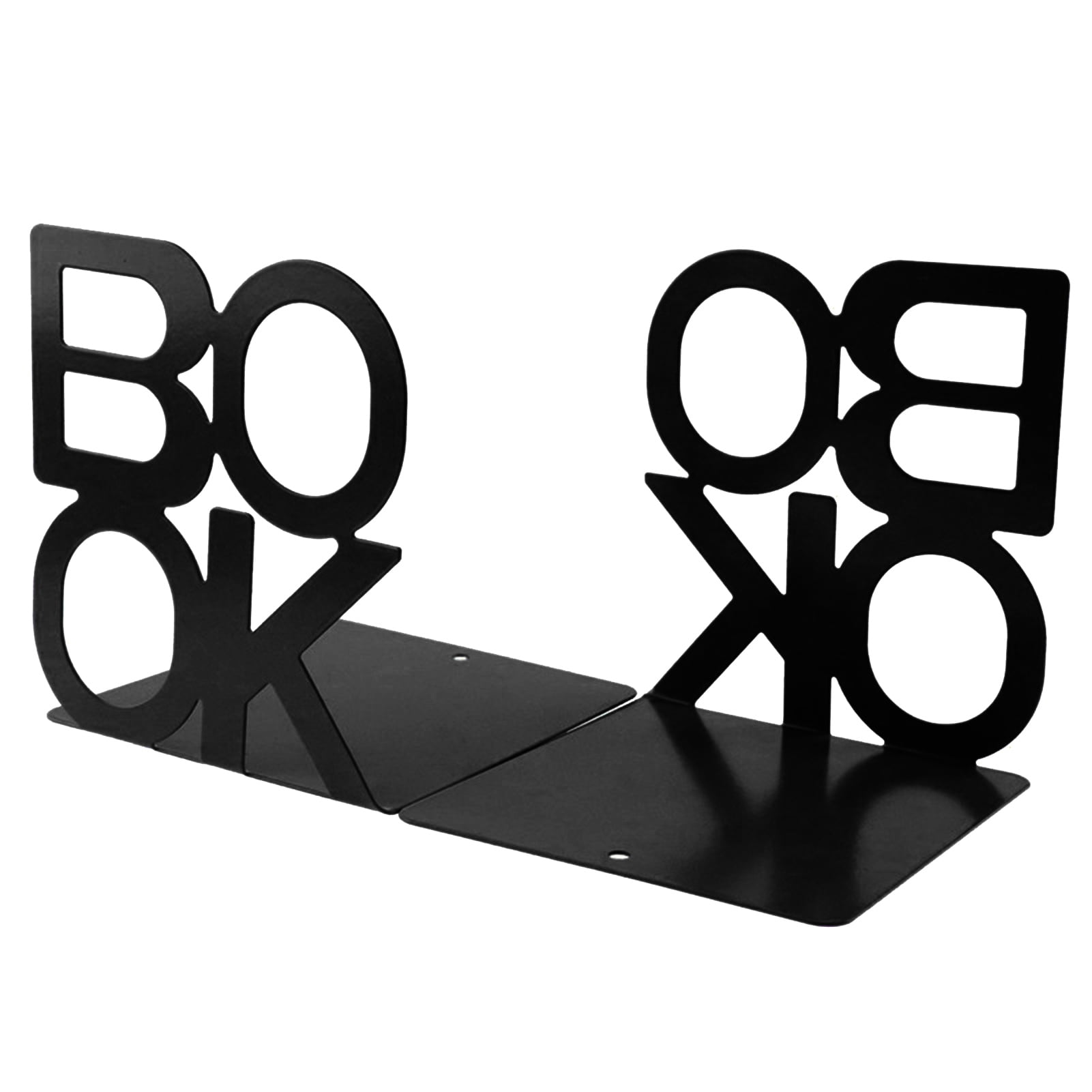 Metal Bookends Durable Bookend Set for Desk Book Organization Heavy ...
