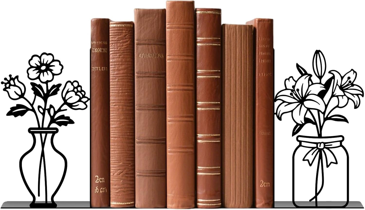 Metal Bookends People Bookends Decorative Cute Book Ends for Shelves ...