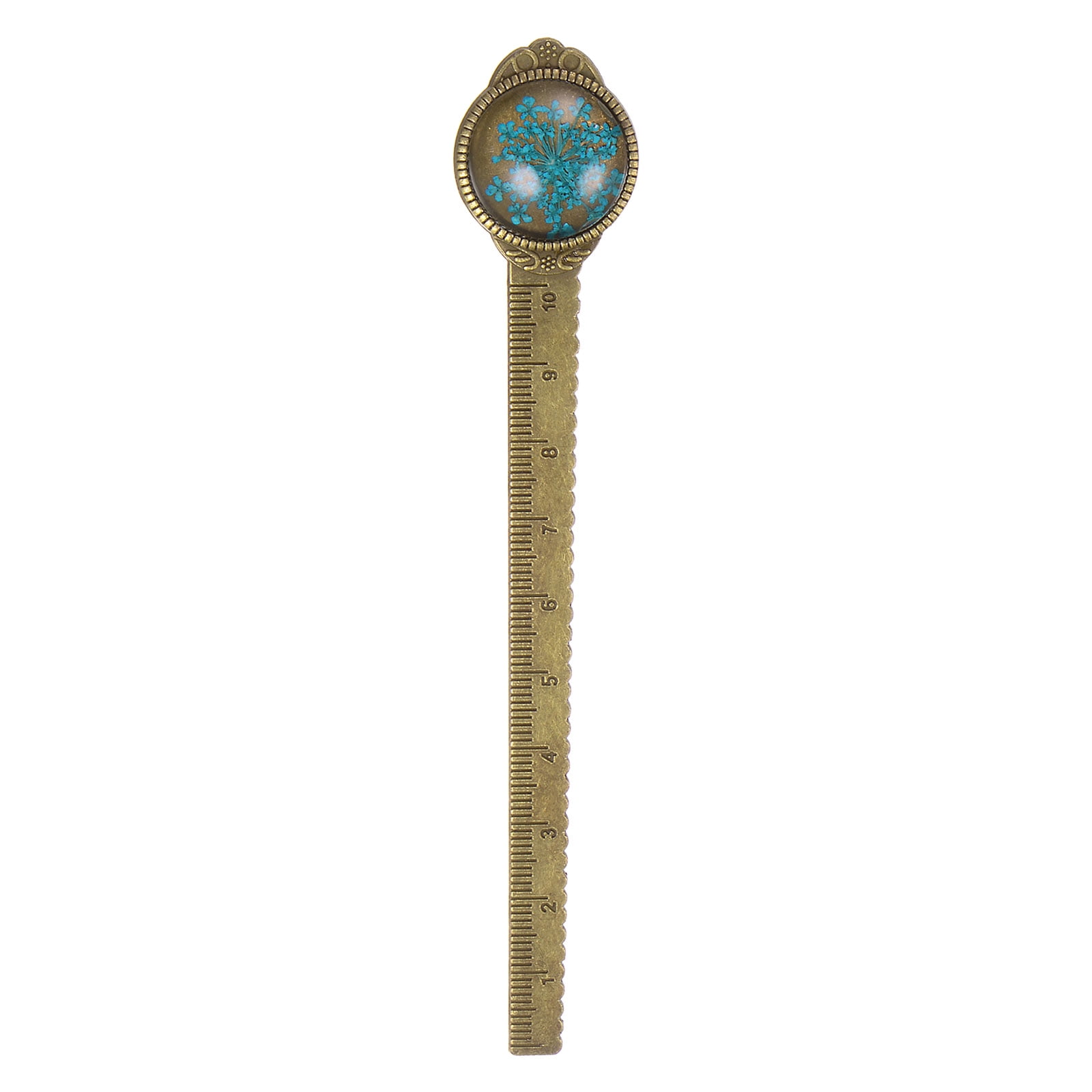 Metal Bookmark Ruler 10cm Metric ,Vintage Bookmark Blue - Walmart.com