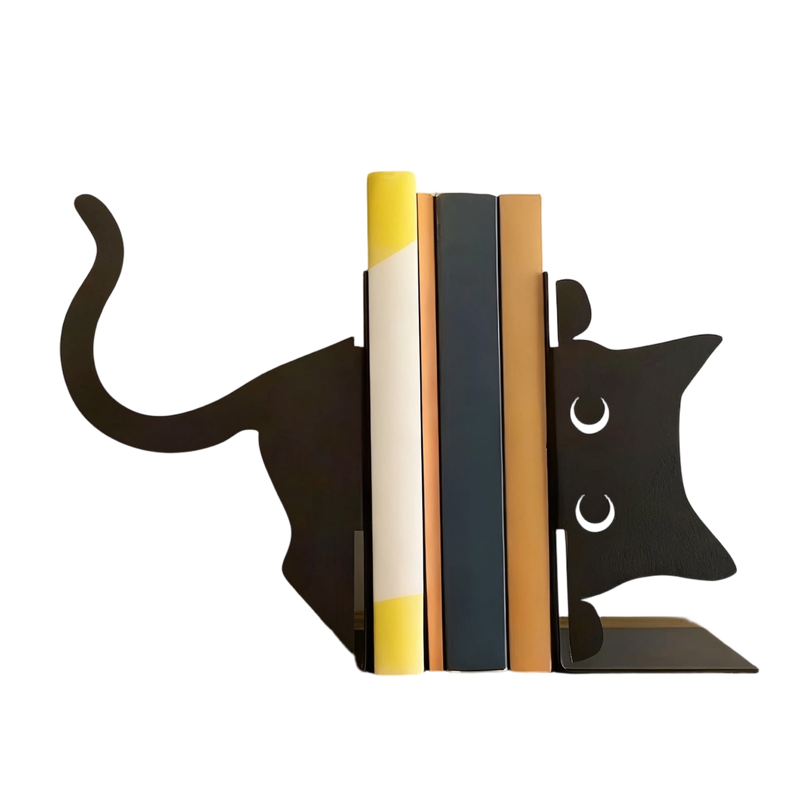 Elegant Metal Bookends Display Stand for Books, Picture Albums ...