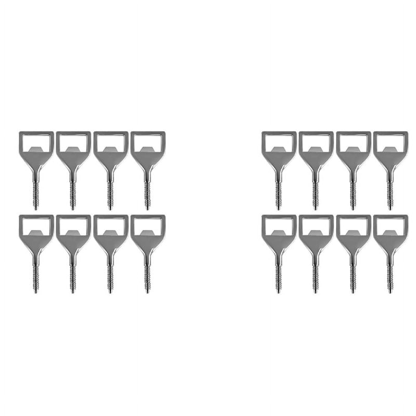 Metal Bottles Opener Kits 16 Pack Blank Stainless Steel Opener Insert ...