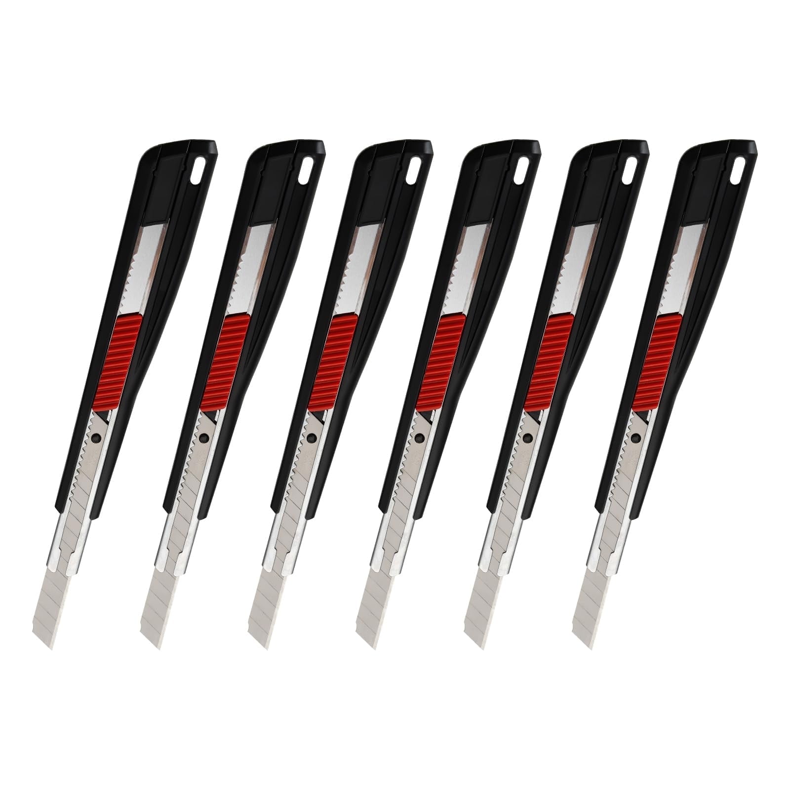 9mm Snap Off Blade Box Cutter Utility Knife(6 Pack) - Walmart.com