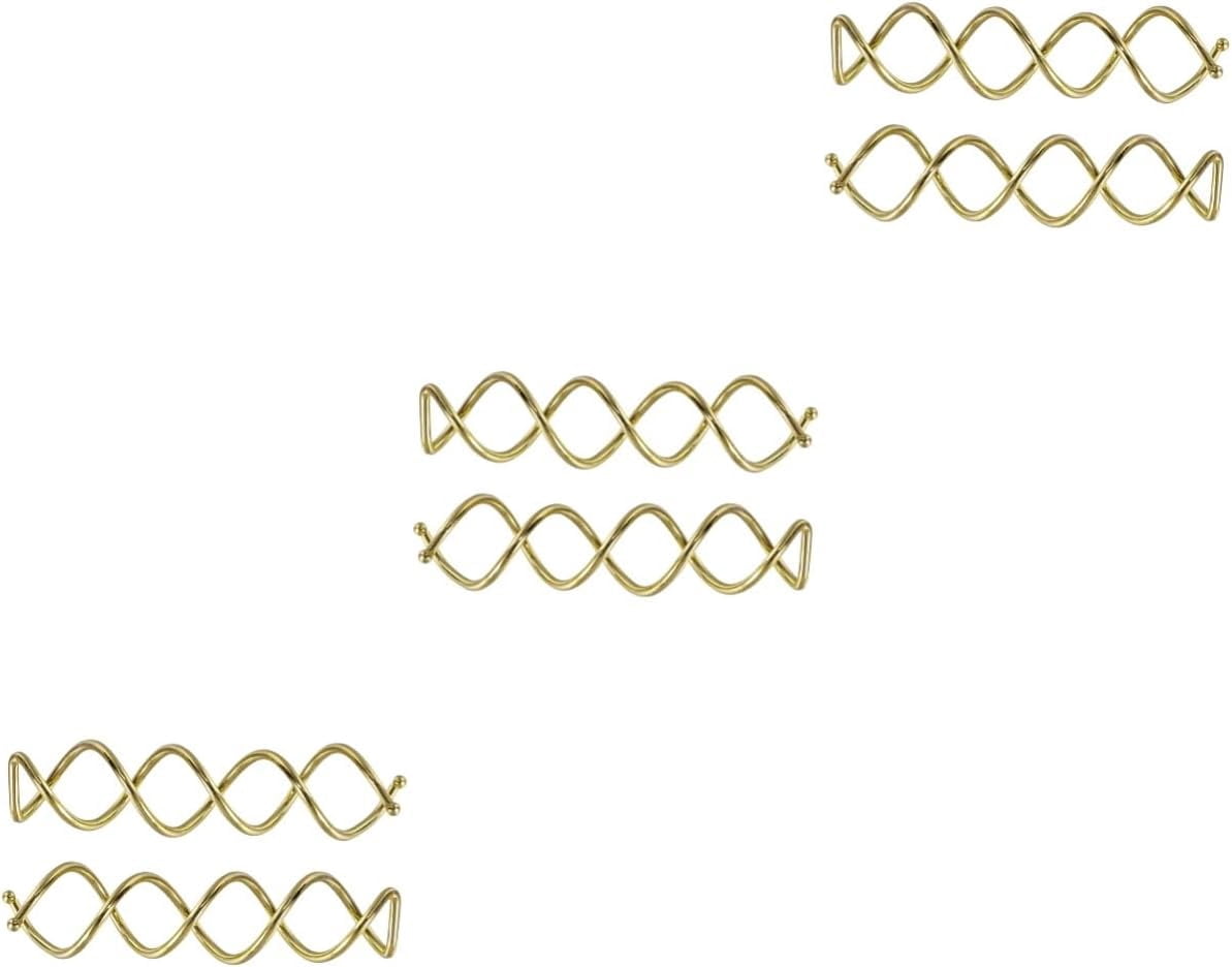Metal Brackets 30 Pcs Spiral Hair Clips Bun Stick Pick for DIY Hair ...