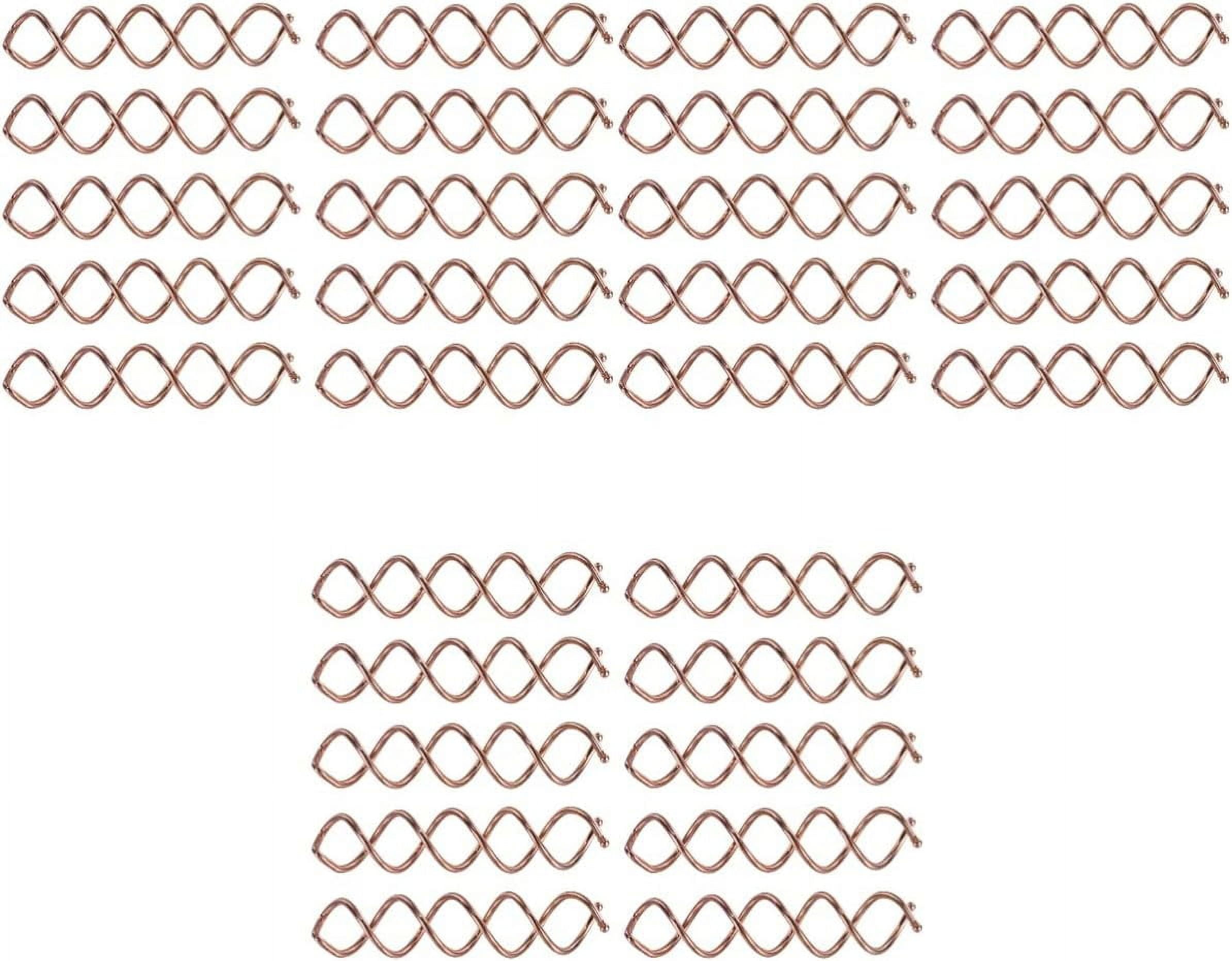 Metal Brackets 30 pcs Style for Gold Spiral Insert Metal Pin Scratch ...