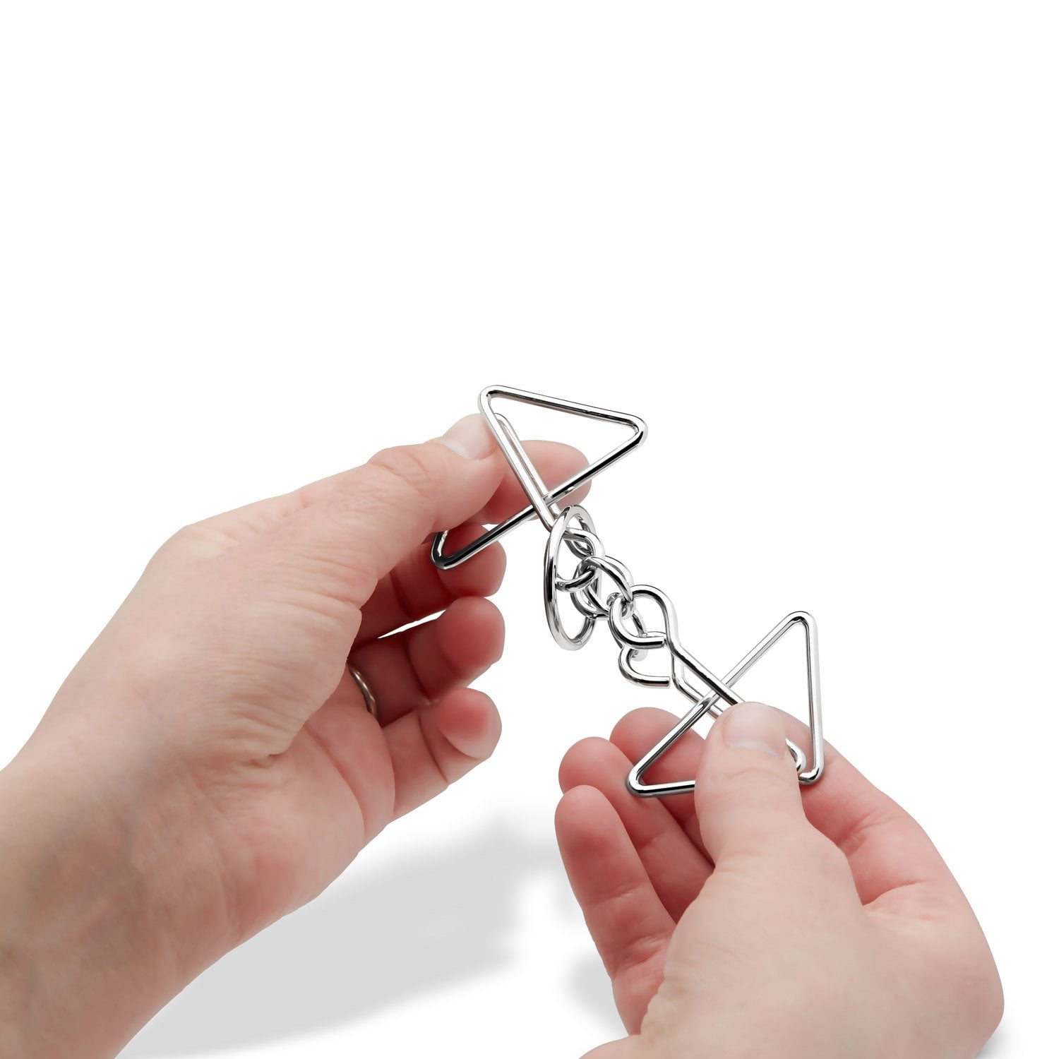 Metal Brain Teaser Puzzle Pack - Set of 3 Metal Puzzles for Kids and ...