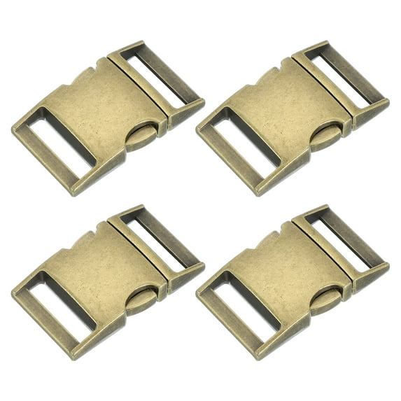 Metal Buckle, 4 Pack Quick Side Release Clips for Luggage Backpack(1.2 ...