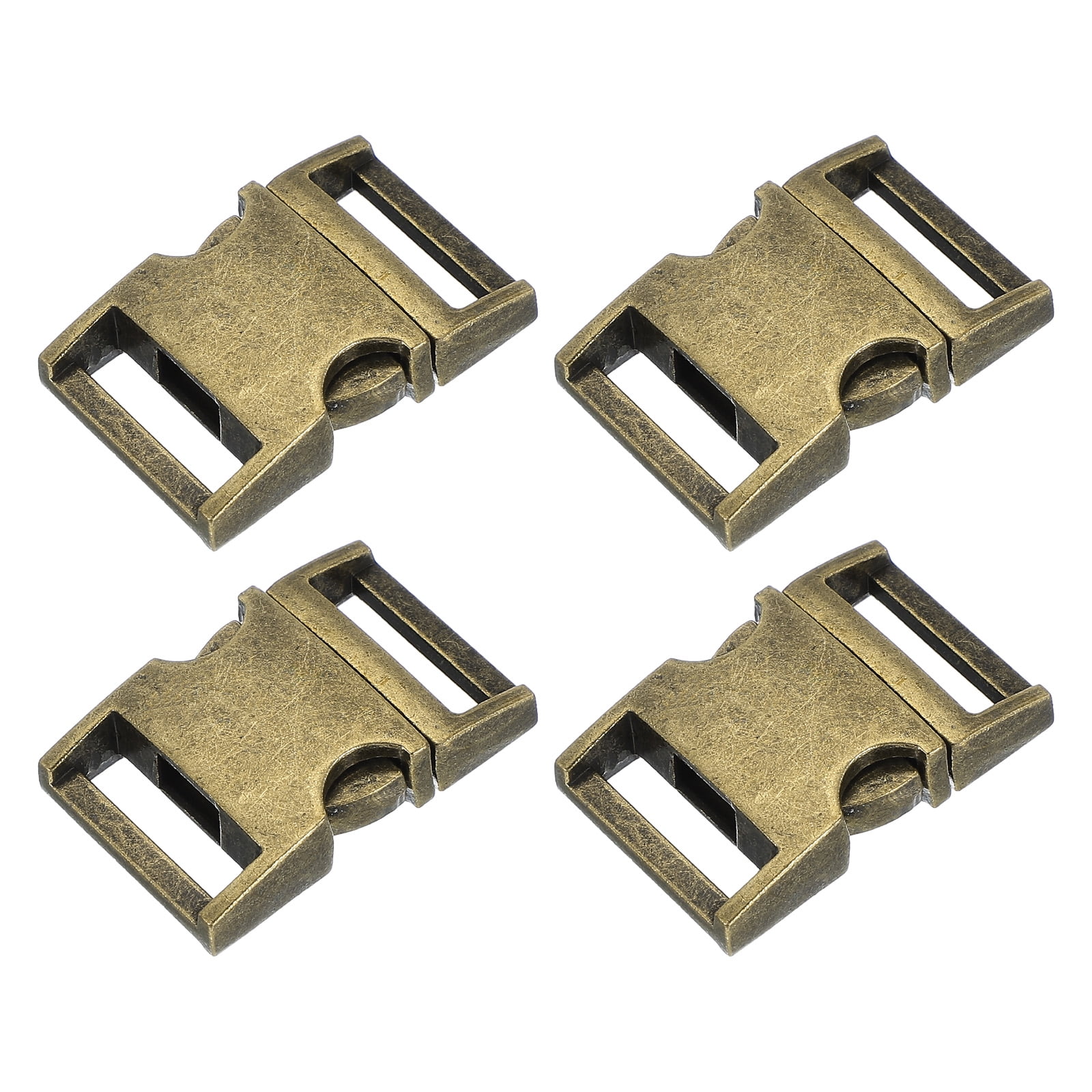 Metal Buckle, 4 Pack Quick Side Release Clips for Luggage Backpack(1" x ...