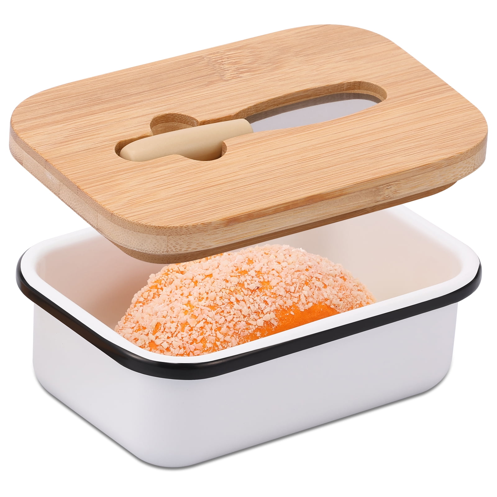 Metal Butter Dish Sturdy Sealing Butter Dish Box Reusable Butter ...