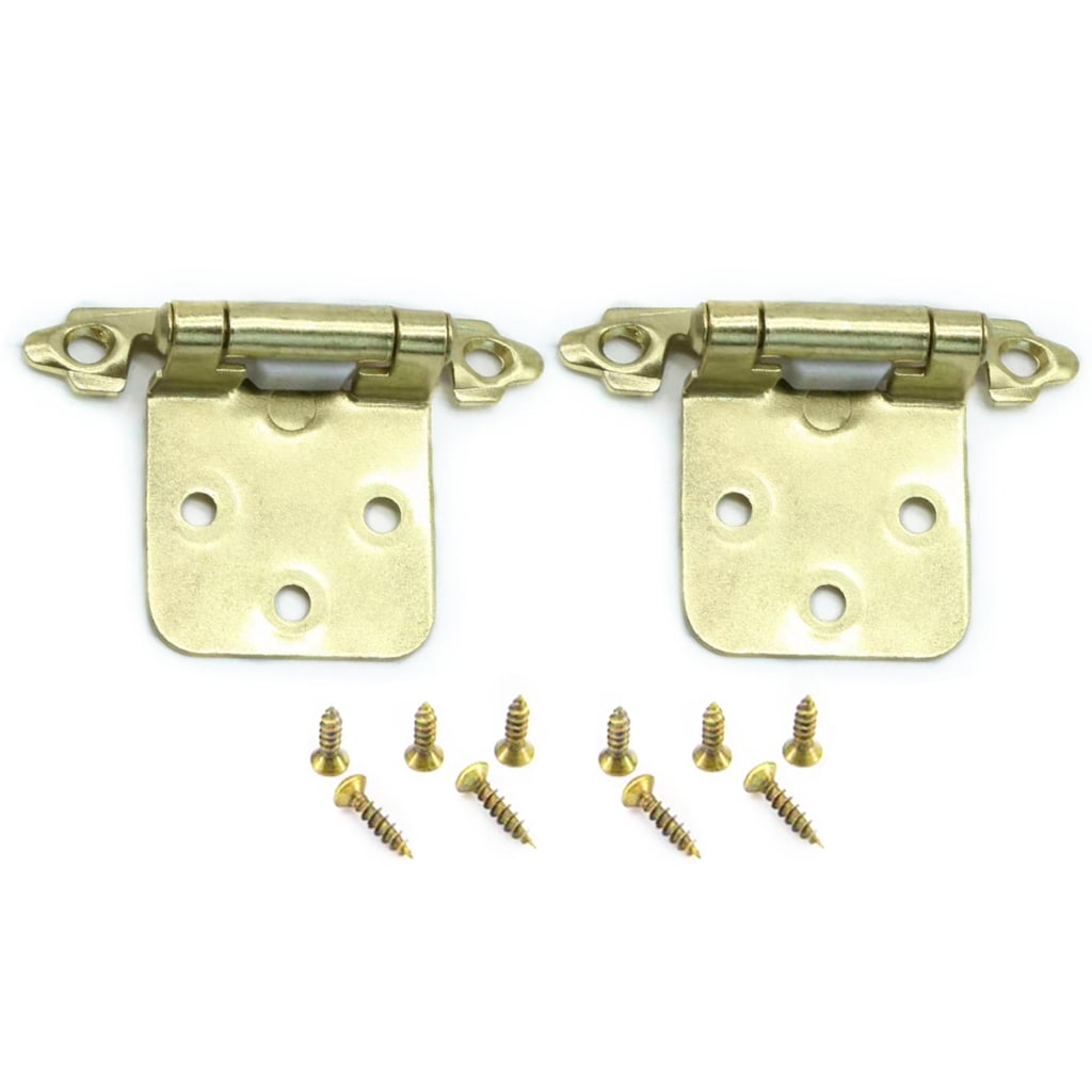 Metal Cabinet Hinges Flush Mount Hinges for Kitchen door Self Closing ...