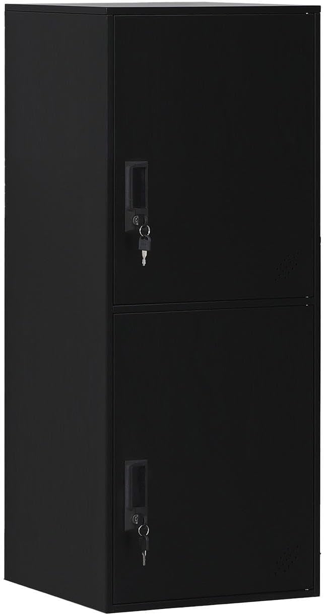 Metal Cabinet, Steel Storage Locker with Lock,Office Storage Locker ...