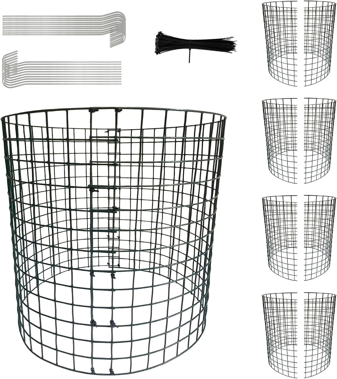 Metal Cages 5 Pack Protector from Animals, Metal Cages to Keep Animals ...