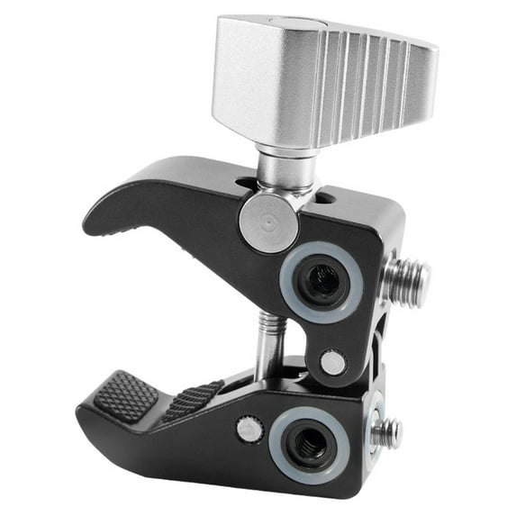 Metal Camera Mount Clamp With 1/4 And 3/8 Thread For Tripod And ...