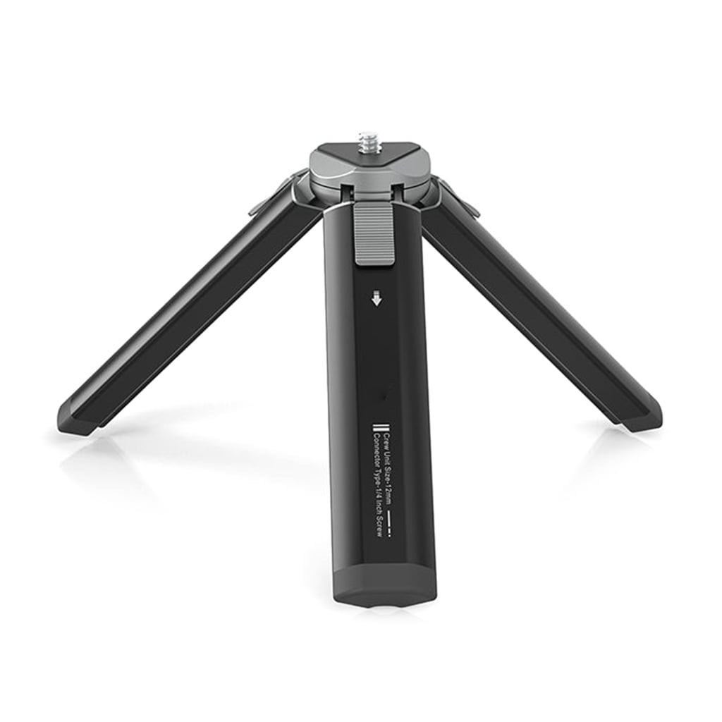 Metal Camera Mount Tripod, 1/4Inch Screw Desktop Stand Adjust Angle ...