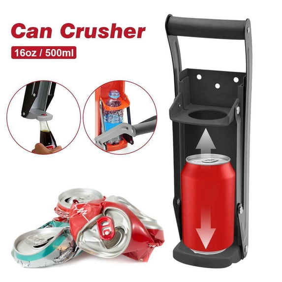 Metal Can Crusher Wall Mounted 16 Oz Can Crusher for Aluminum Can ...