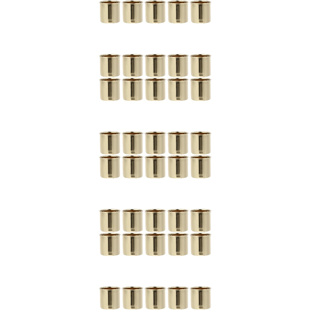 Metal Candle Cup Holder Protector 40 Pcs Candlestick Tea Light Garland ...